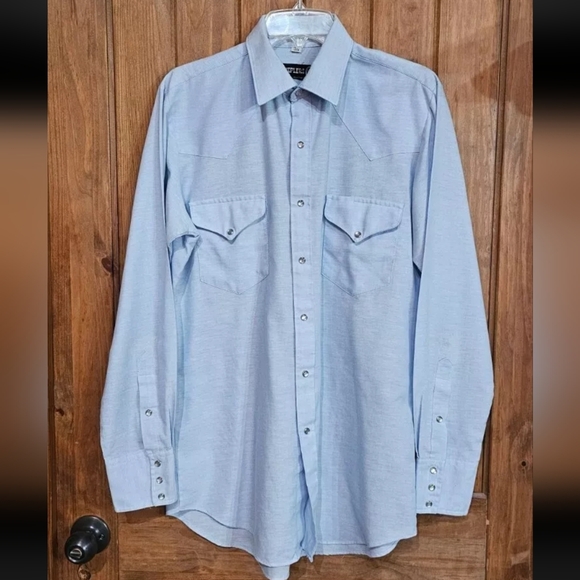 SHEPLERS | Shirts | Vintage Sheplers Pearl Snap Button Long Sleeve Mens ...